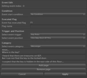 Ariadne – About event editor / Unity Editor Extensions – Explorers' Lab